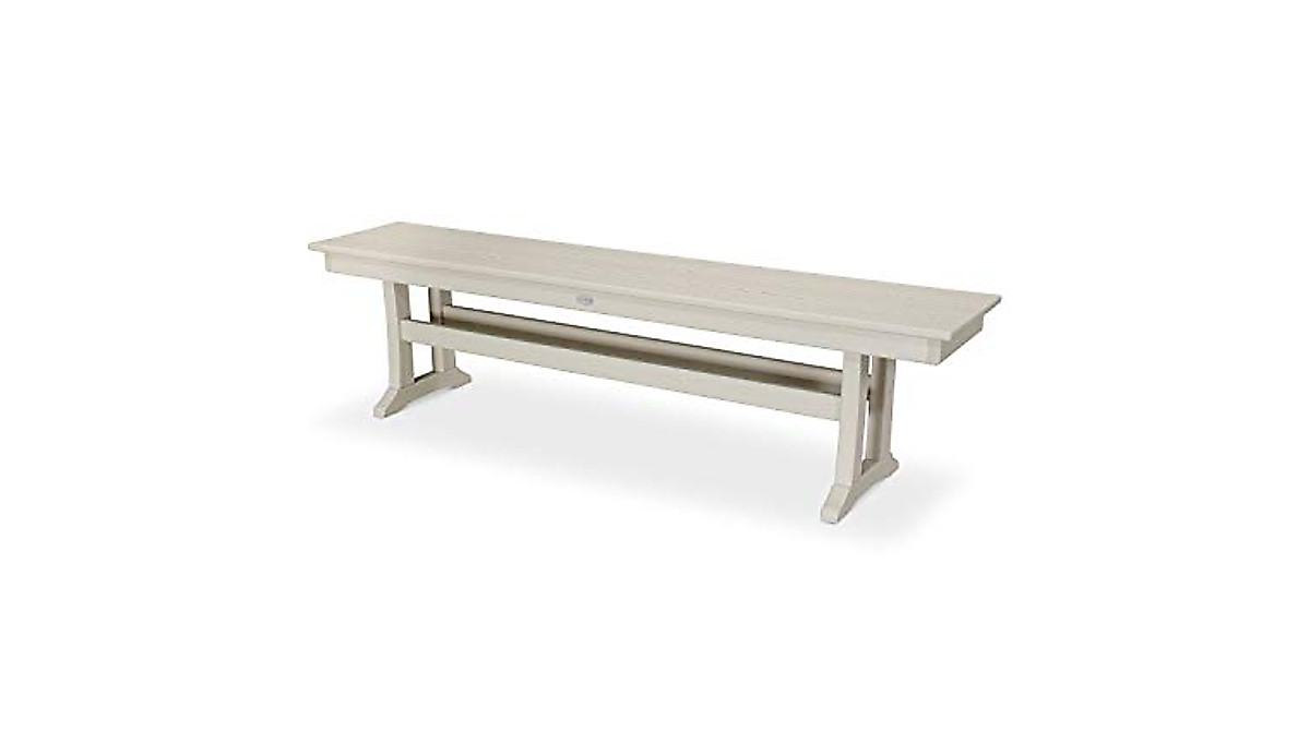 POLYWOOD Sand Bench | Durable Outdoor Farmhouse Seating