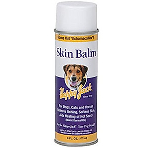 HAPPY JACK Skin Balm Hot Spot Spray & Itchy Skin Relief for Dogs, Cats & Horses (6 oz), Softens Skin, Aids Healing of Hot Spots, Fast Relief to Intense Itching, Scratching & Gnawing