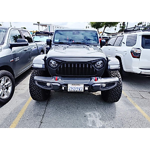 iJDMTOY Universal Fit License Plate Frame Mount 3-Inch LED Pod Fog Driving Light Kit, Include (2) 2x2 24W LED Cubic, Mounting Brackets & Relay Wiring Kit