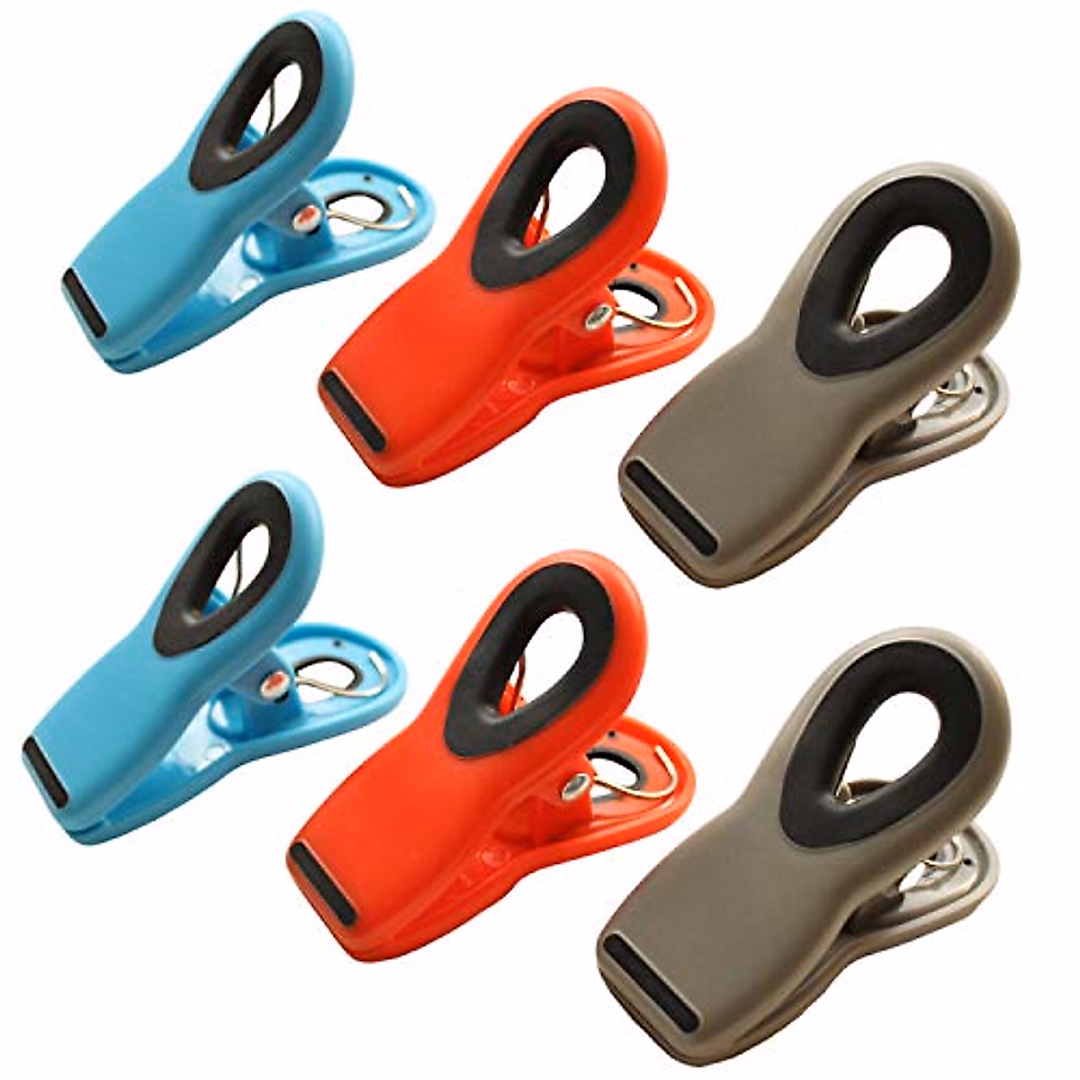 NO MAGNET, Chip Clips, Bag Clips, Chip Clips Bag Clips Food Clips for Food Packages, Bag Clips for Chips, Bag Clips for Food, Chip Clips Pack of 6
