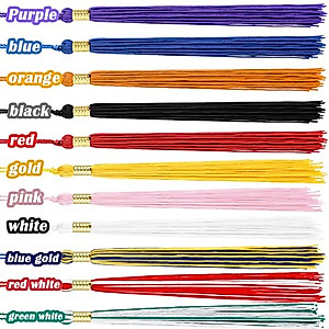 2024 Graduation Tassel for Cap - Class of 2024 Charm Ceremonies Accessories, Gown Decoration Cord for Graduates - Green and White