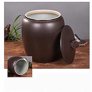 Food Storage Containe Food Rice Storage Containe Sealed Storage Tank,Food Dispensers Ceramic Rice Bucket,for Living Room Office Wedding Gifts