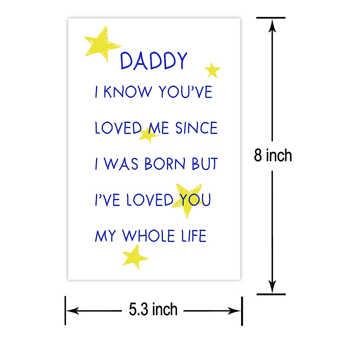Funny Love Card for Dad, Father's Day Card, Fathers Day Card, Funny Card for Daddy, Birthday Card for Dad Daddy