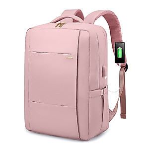 LOVEVOOK Laptop Backpack for Women & Men, Unisex 17 inch Waterproof Travel Backpack, Smart Work Backpack Casual Daypack with USB Charging Port, Computer Backpack for Business