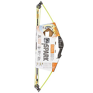 Bear Archery Spark Youth Bow Set, Ambidextrous, Flo Green