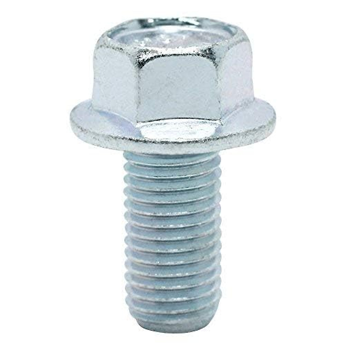 (15pcs) BelMetric M10X1.25X20mm JIS Hex Head Flange Bolt 14mm Wrench, Class 10.9 Plated Zinc for Automobile, Motorcycle, and Mechanical Applications BF10X1.25X20CLZ