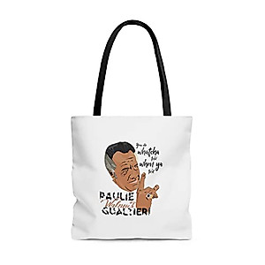 Sopranos Aesthetic Paulie Tote Bag for Women and Men Bag Shopping Bags School Shoulder Bag Reusable Grocery Bags For Adults