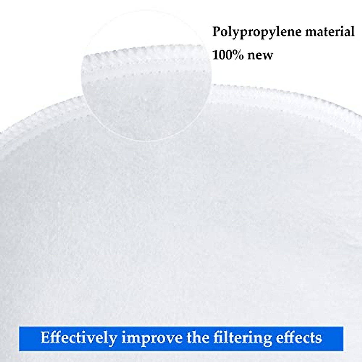 6 Pack Filter Socks 7 Inch Ring by 32 Inch Long 50 Micron Filter Bag, Felt Filter Socks for Aquarium, Industry, Chemical, Water Liquid Filter Bags