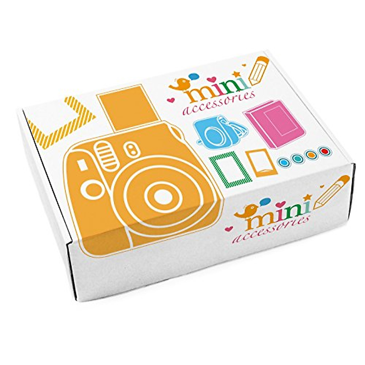 Leebotree Instant Camera Accessories Compatible with Fujifilm Instax Mini 11 Instant Film Camera Include Case/Album/Wall Hang Frames/Film Frames/Border Stickers/Corner Stickers (Lilac Purple)