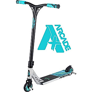 Arcade Pro Scooters Plus Stunt Scooter for Kids 10 Years and Up - Perfect for Intermediate Boys and Girls - Best Trick Scooter for BMX Freestyle Tricks (ARCADE Plus - Ultra Lava)