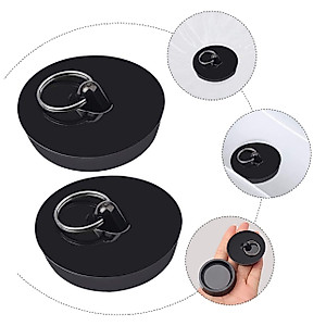 Homoyoyo 2 Pcs Plug DIY Bathtub Stopper Kitchen Accessories Shower Stopper Drain Stopper Premium Sink Stopper Kitchen Supplies Shower Drain Sink Hair Stopper PVC Laundry Tub
