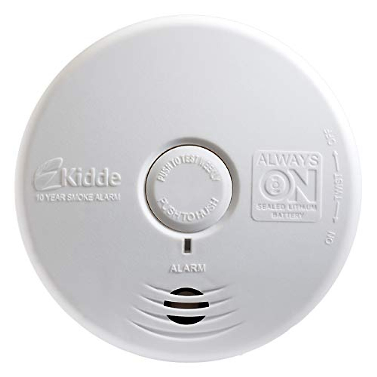 Kidde 21010164 10 Year Battery Smoke Alarm | Photoelectric | Living Area | Model P3010L
