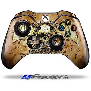 WraptorSkinz Decal Style Vinyl Skin Wrap compatible with XBOX One Original Wireless Controller Airship Pirate
