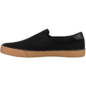 Lugz Mens Clipper Slip On Sneakers Shoes Casual - Black - Size 9.5 M