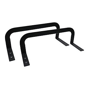 T Tulead 2PCS Black Mattress Retainer Bar Mattress Slide Stopper Anti Slip Mattress Gripper for Bed Frame with Screws 10.39"×3.39"