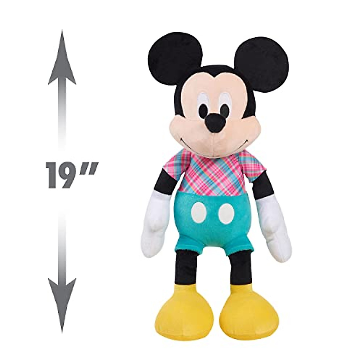 Disney Mickey Mouse Easter Large 19-inch Plush, Stuffed Animal, Mouse, Officially Licensed Kids Toys for Ages 2 Up by Just Play