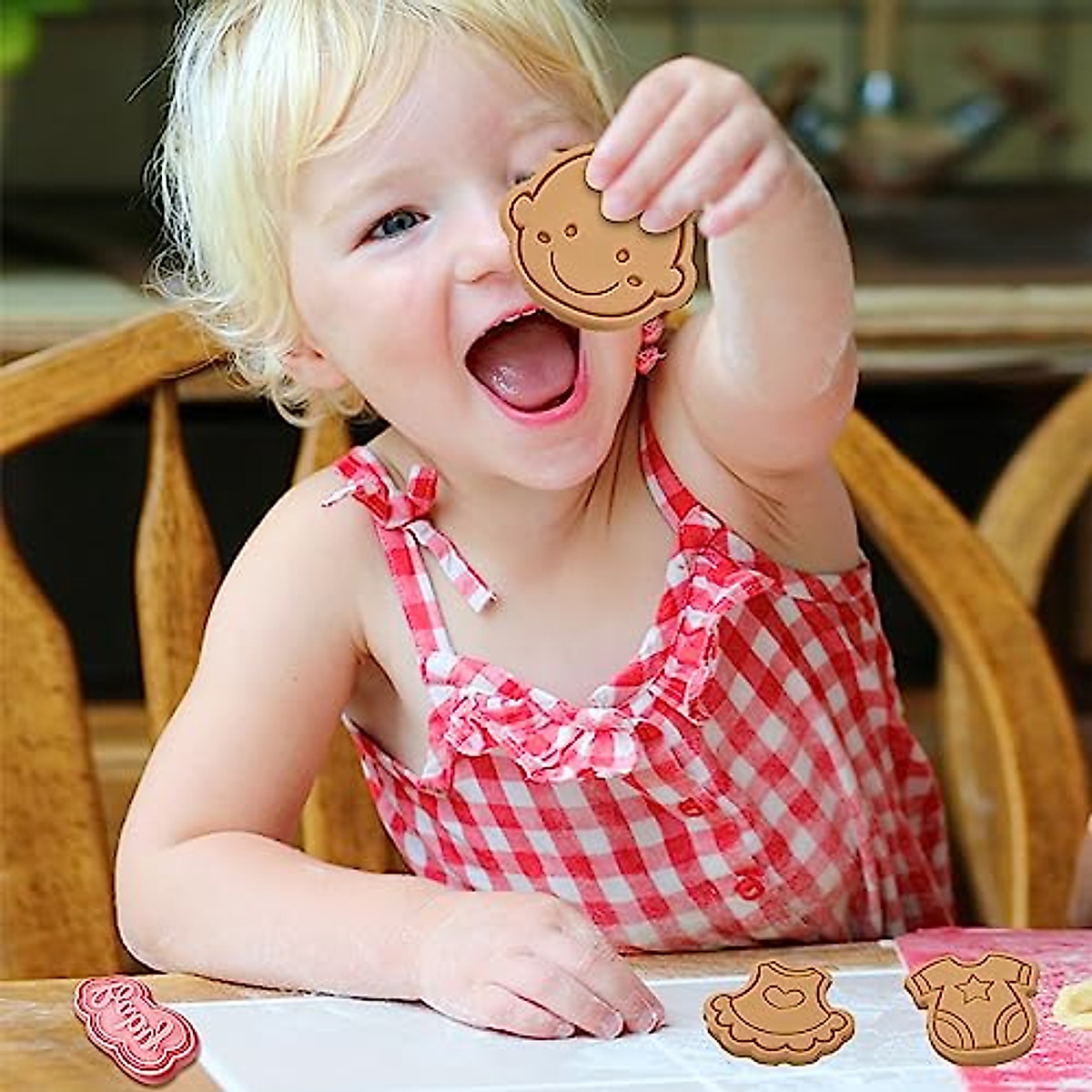 Baby Shower Cookie Cutters Set, 8 Pcs Baby Cookie Cutter, Mini Baby Cookie Cutters Shapes Baby Shower