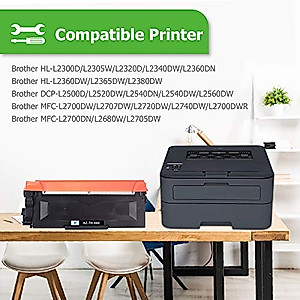 Aztech Compatible TN660 Toner Cartridge Replacement for Brother TN660 TN 660 630 TN-660 TN630 TN-630 HL-L2340DW HL-L2300D MFC-L2707DW DCP-L2540DW DCP-L2520DW HL-L2320D Printer (Black, 4-Pack)