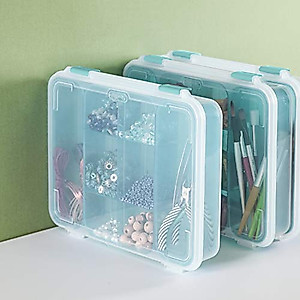 Sterilite 14028606 Divided Storage Case for Crafting and Hardware (12 Pack)