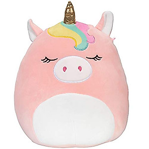 Squishmallows Official Kellytoy Plush 12" Ilene The Pink Unicorn- Ultrasoft Stuffed Animal Plush Toy