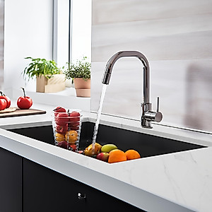 YITAHOME Black Kitchen Sink 30in Undermount Sink Single Bowl 16 Gauge Stainless Steel Nano Gunmetal Black Sink with Accessories for Workstation, Prep Kitchen, Bar Sink