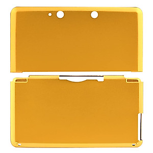 OSTENT Anti-Shock Hard Aluminum Metal Box Cover Case Shell for Nintendo 3DS Console Color Red