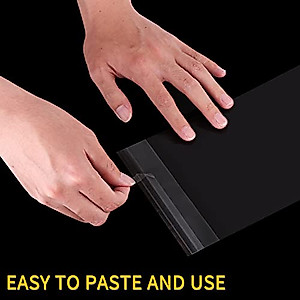 Kyswwellbag 200 Count Clear Plastic Bags, 5x7 Inch Opp Cello Bag Sealed Self Adhesive Reusable Transparent Cellophane Bags, Suitable for Jewelry Bakery Candies Goodies Cookies