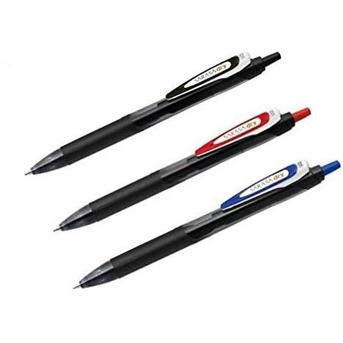 sarasa dry 0.5mm BLACK(JJ31-BK) BLUE(JJ31-BL) RED(JJ31-BL) 3pens VALUE SET