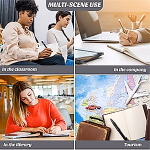 JoyNote Ruled Notebooks Journal, A5 Classic Softcover Notebook with Pen Holder, Thick Paper Gray Soft Cover Journal, 96 Sheets/192 Pages, 5.75 x 8.25 inches