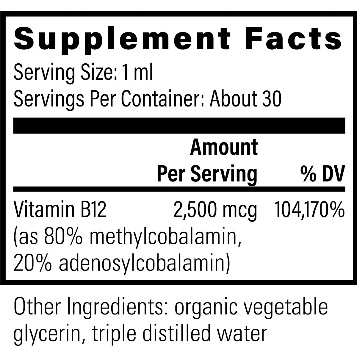 Earth Harmony Naturals Organic Vegan Vitamin B12 Sublingual Liquid Supplement - 2000mcg Methylcobalamin Drops for Natural Energy and Immune System Support - 1 Fl Oz