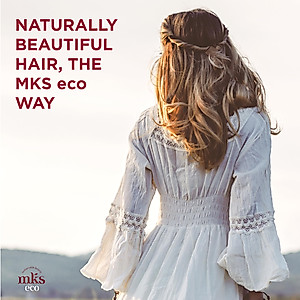 Earthly Body MKS eco Nourish Shampoo for Fine Hair, Light Breeze - 10 fl oz - Cleanses & Strengthens - Safe for Color Treated Hair - Moroccan Argan Oil, Hemp Seed Oil - Vegan, Cruelty Free