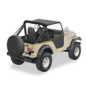 Bestop 52507-01 Black Crush Traditional Bikini Top for 1976-1983 CJ-5