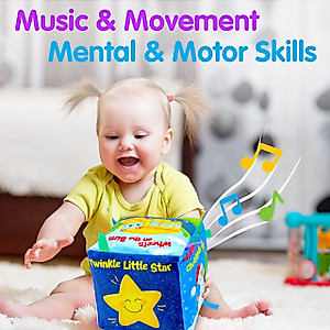 Move2Play Turn2Learn, Nursery Rhymes Sing-A-Long Cube, Gift for Babies 6-18 Months Old