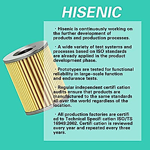 Oil Filter Fits Porsche 911 Boxster Carrera Cayenne Cayman Replace Mann Filter Hu 719/5x | Part No. 99610722552 99610722553 99610722560