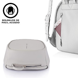 XDDesign Elle Fashion Anti-Theft Backpack Light Grey (Women's Bag)