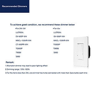 FLSNT LED 60 Watts Equivalent Chandelier Light Bulbs, CA11 Dimmable Filament Clear LED Candelabra Bulbs, E26 Medium Base, 2700K Soft White, 6 Pack