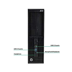 HP Z230 Workstation Desktop Computer PC (Intel i5-4590, 16GB Ram, 240GB Solid State SSD, WiFi, Bluetooth, DVD-RW) Win 10 Pro (Renewed)