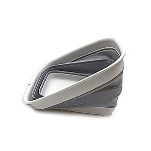 SAMMART 15L Collapsible Tub (Dark Grey, 1)