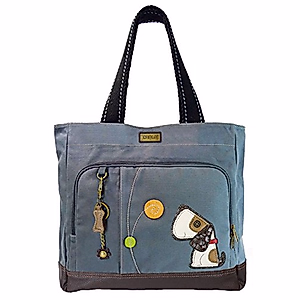 Chala Toffy Dog Pocket Tote Shoulder Bag - Dog Lovers Gifts Dog Mom