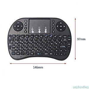 BFTECH 2.4GHz Mini Wireless Keyboard with Touchpad Mouse,Handheld Remote,Pi 2/3,KODI Android TV Box, HTPC/IPTV, Windows 7 8 10