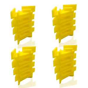 PIAOLGYI 16 Pcs Tray Stackers for Harvest Right Freeze Dryer Accessories Compatible with Harvest Right Trays,Yellow(ONLY Tray Stackers)