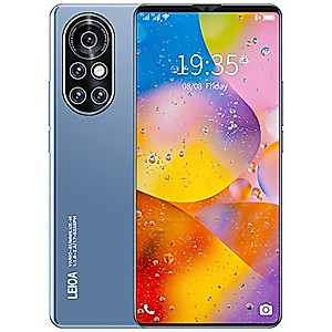 Unlocked Smartphones, Android Smart Phone HD Full Screen Phone, Dual SIM Unlocked Cell Phone, 1+4G RAM Support Extension 128g, 5.8-inch Touch Screen Mobile Cell Phone (Blue)