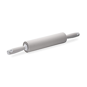 husMait Silicone Rolling Pin - Premium Kitchen Baking Pin for Rolling and Baking - Great for Making Dough, Bread and Pizza