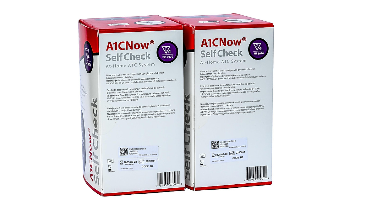 A1CNow HbA1c Monitoring Made Easy - 8 Tests Included