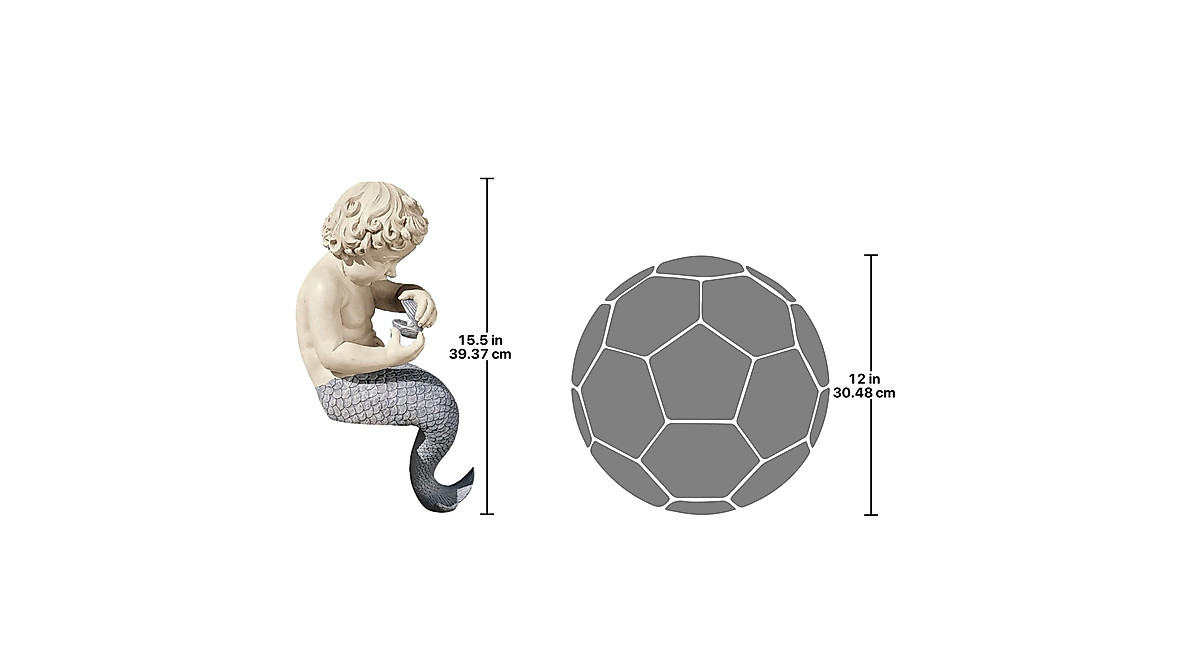 Mermaid Garden Statue - Ocean's Little Treasures by Design Toscano