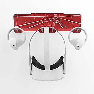 AMVR VR Metal Hooks Wall Hook Stand Headset and Controllers Wall Mount Storage Hook Stand