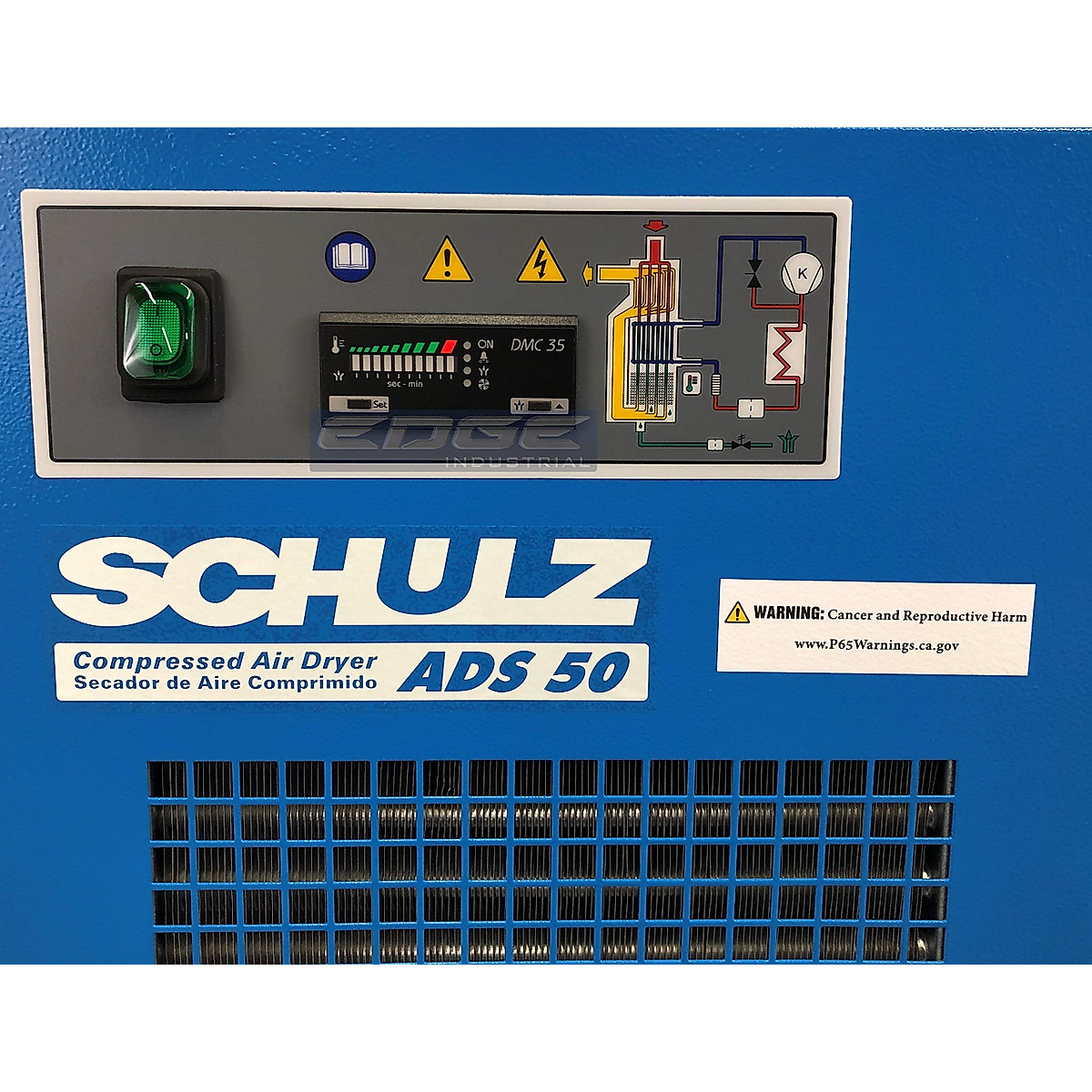 SCHULZ REFRIGERATED AIR DRYER FOR AIR COMPRESSOR, COMPRESSED AIR SYSTEMS, 50 CFM, GOOD FOR 10HP & 15HP COMPRESSORS (STAND ALONE DRYER)