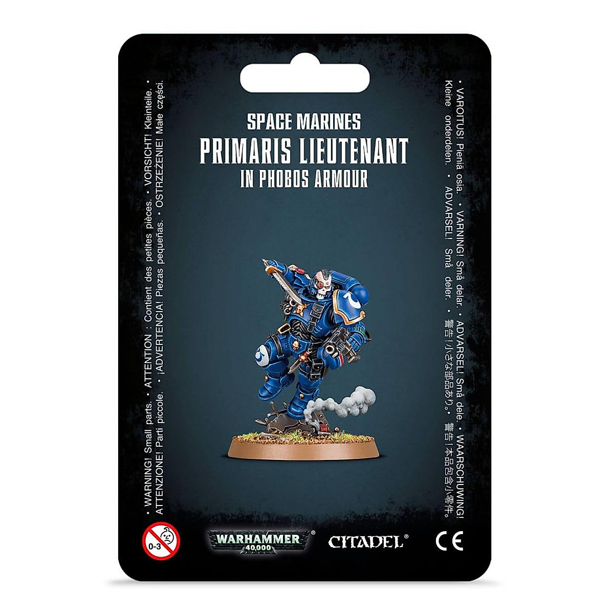 Warhammer 40k: Space Marines Primaris Lieutenant in Reiver Armour 48-64