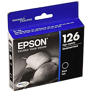 Epson DURABrite 126 High Capacity Ink Cartridge - Black - Inkjet - 740 Page T126120