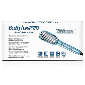 BabylissPRO Nano Titanium Thermal Paddle Brush